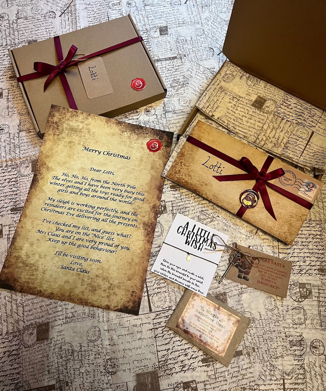 Santa Letter Personalised Santa Letter Santa Letter Gift Box Night ...