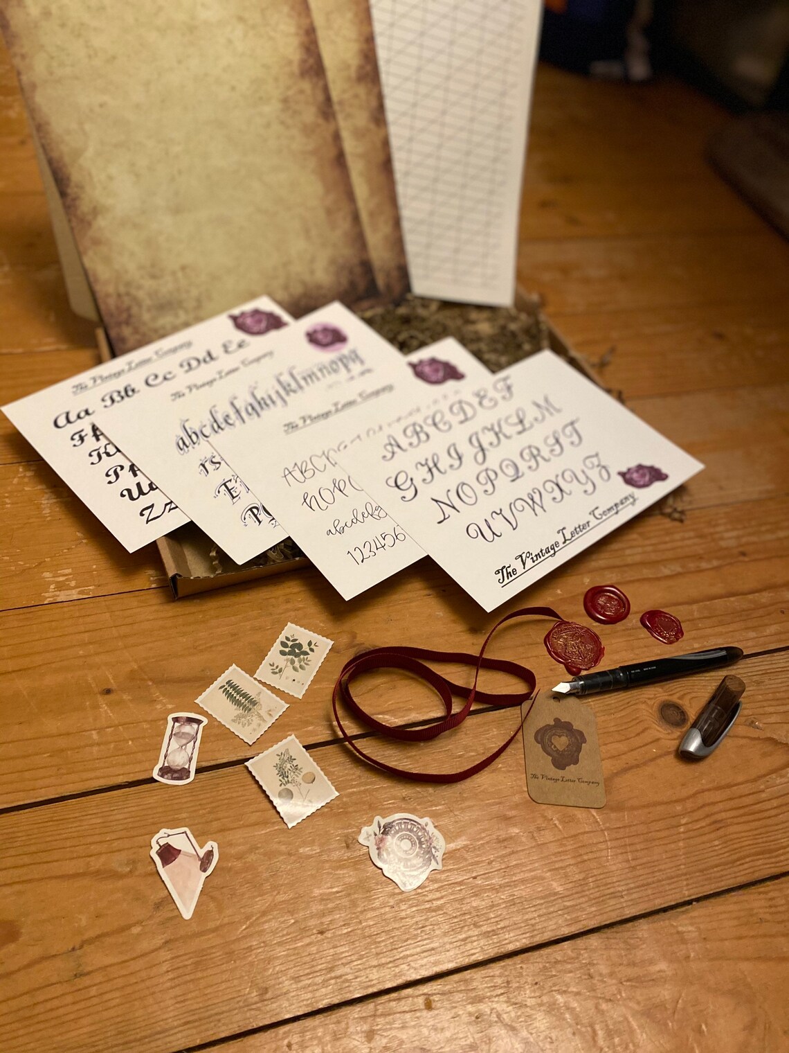 Make your own scroll love letter kit calligraphy starter kit | Etsy