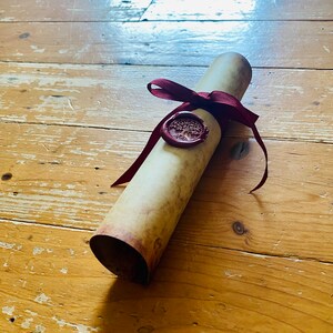 Make Your Own Scroll Make Your Own Letter Make a Vintage Letter Medieval Scroll Make Your Own ...