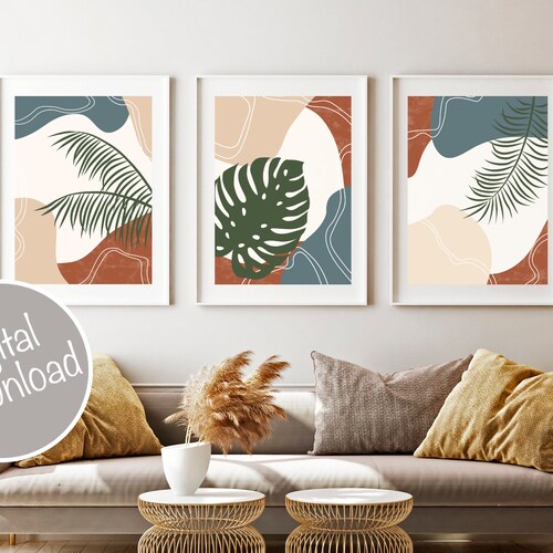 Abstract Gallery Wall Set Modern Home Decor Printable Wall - Etsy