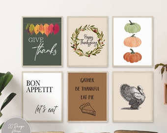 Fall Turkey Prints Boho Art Print Turkey Wall Art - Etsy