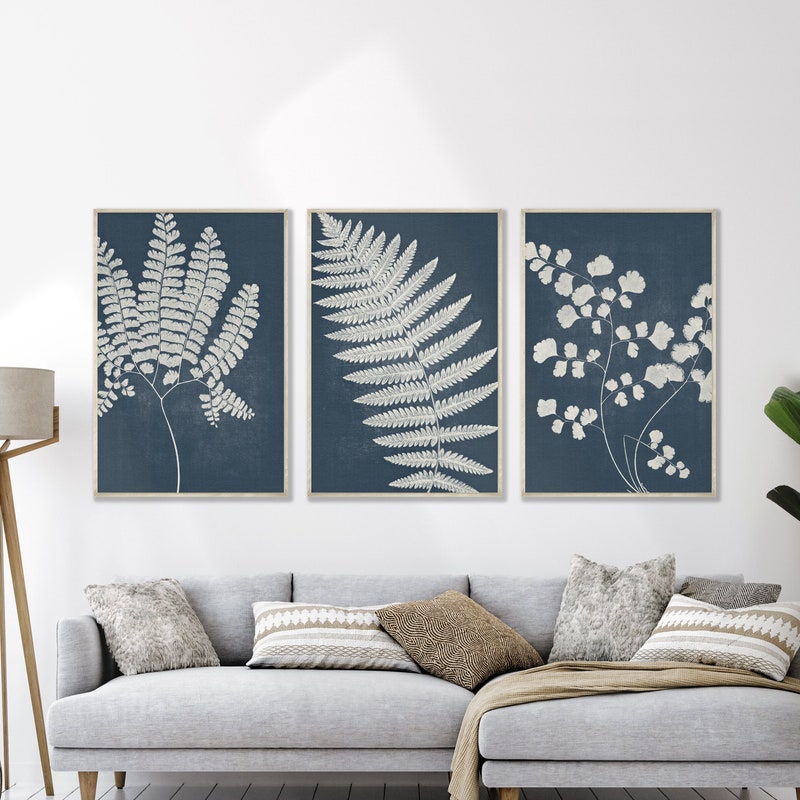 Printable Blue Wall Art - Etsy