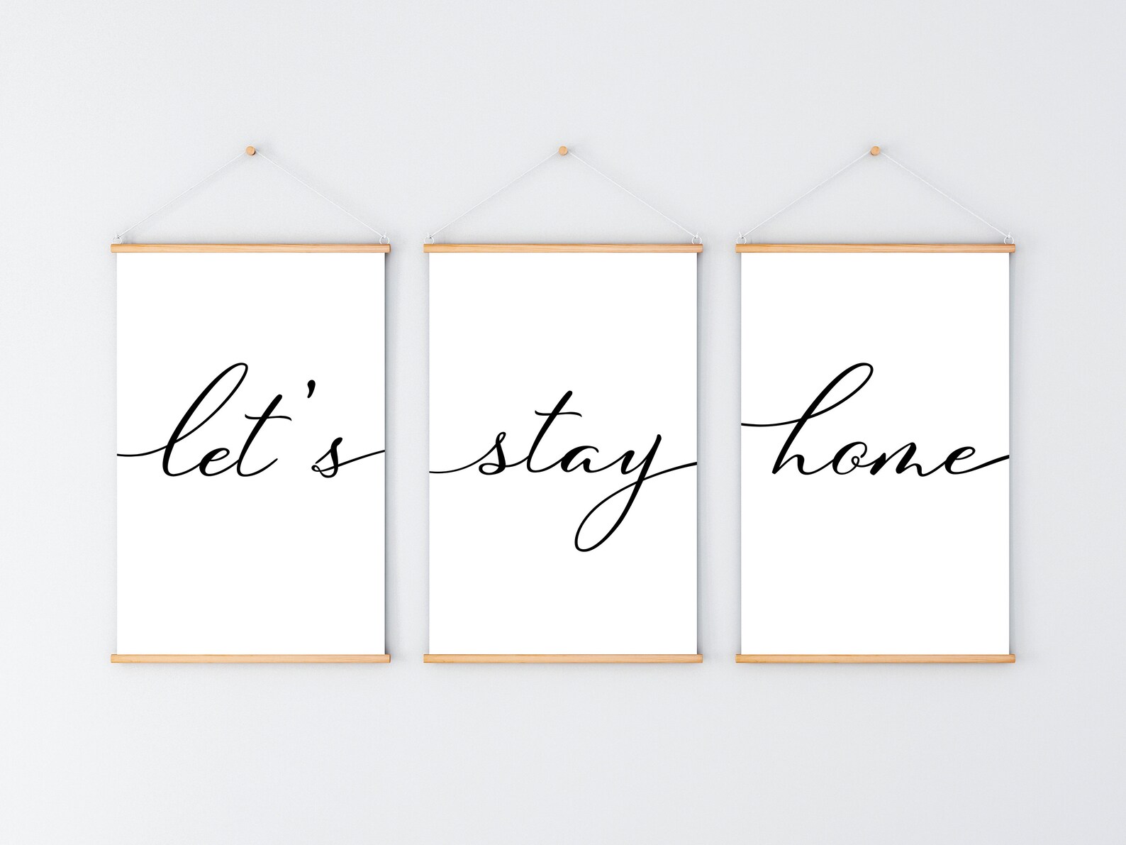 DIGITAL Set of 3 Prints Home Decor Bedroom Wall Art Above - Etsy