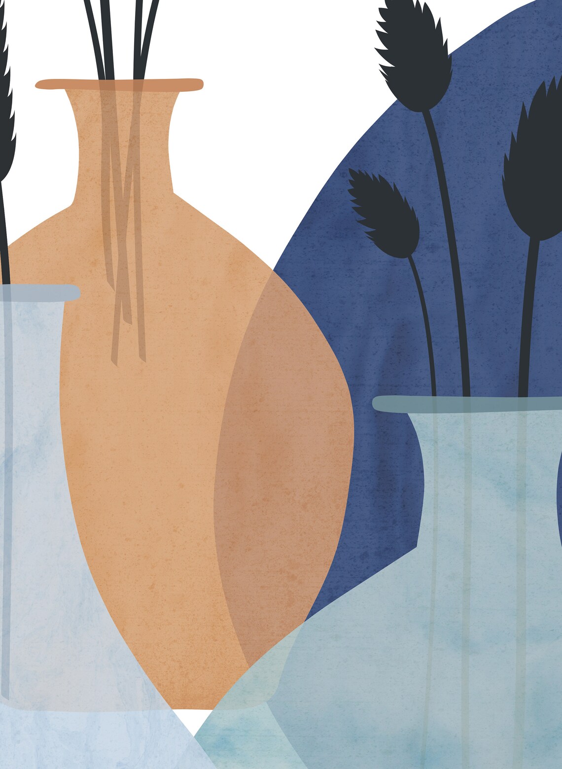 Boho Wall Art Gallery Wall Set Mid Century Modern Prints | Etsy