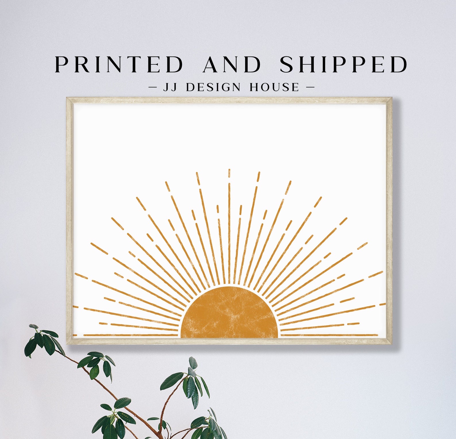 Boho Sun Print Wall Decor Sunshine Print Boho Prints - Etsy