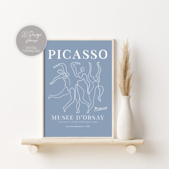 Picasso Dance Print Picasso Exhibition Poster Modern Wall - Etsy