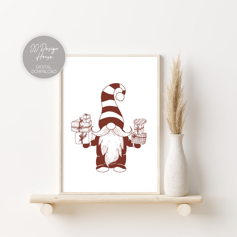 Gnome Print - Etsy