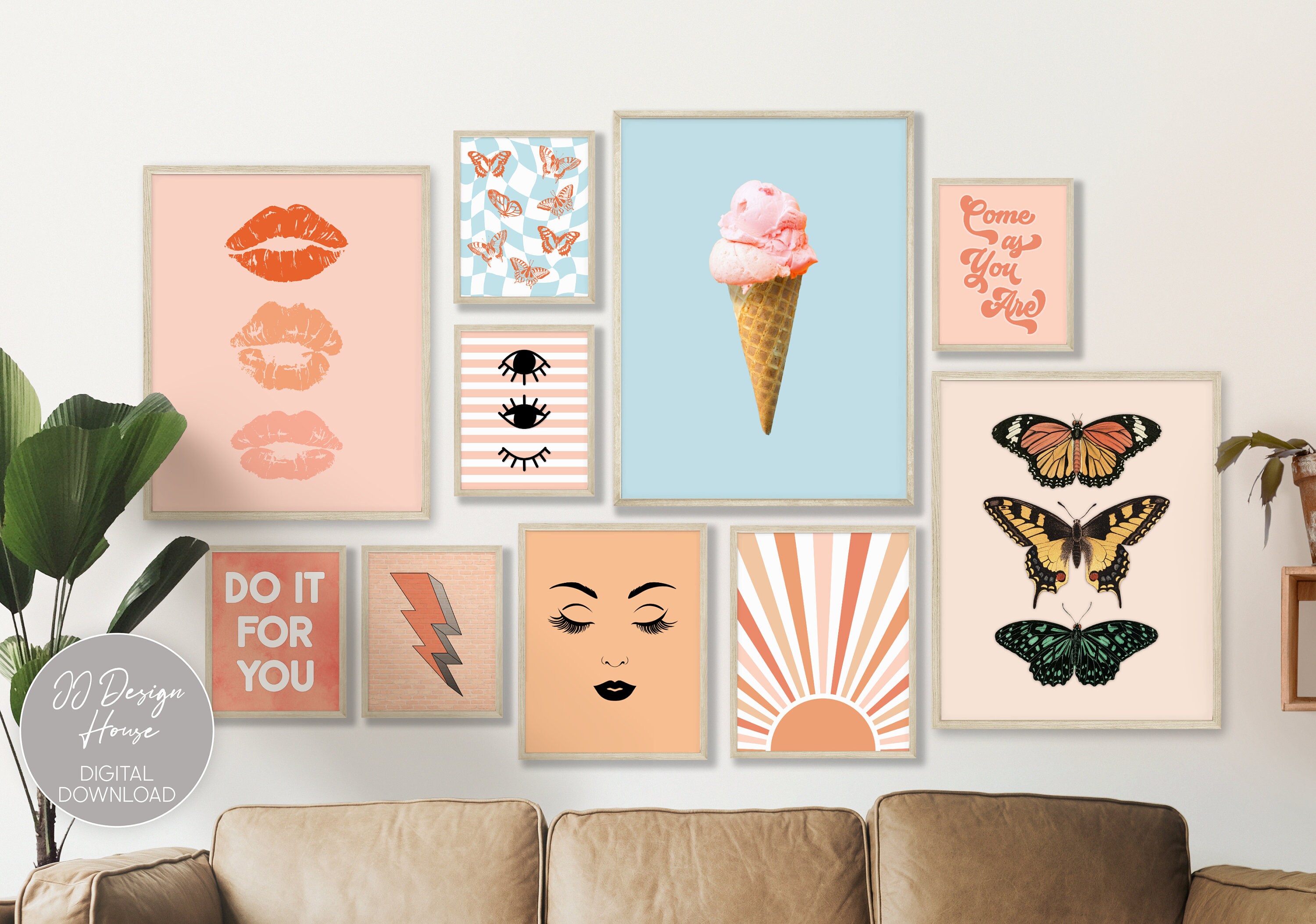 Wall Collage Download 20 Prints Dorm Decor for College Girls - Etsy
