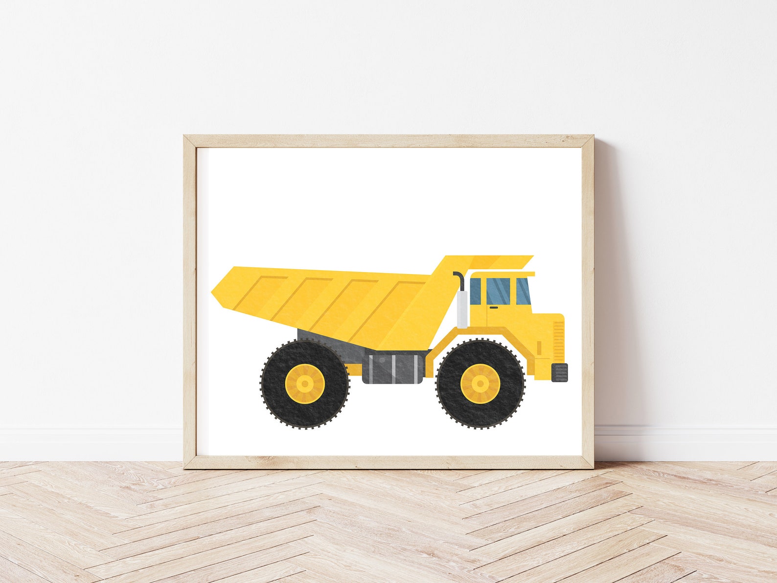 DIGITAL Dump Truck Print Construction Trucks Boy Nursery - Etsy