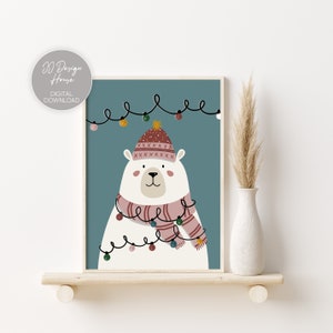 Boho Christmas Prints Set of 8, Christmas Printables, Christmas Decor ...