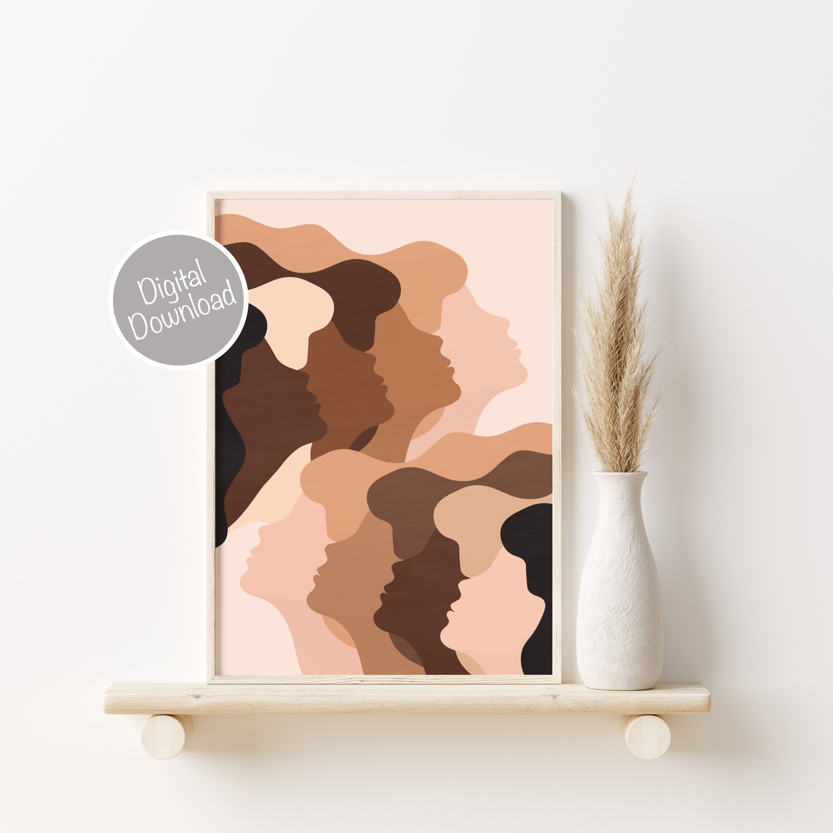 Equality Wall Art Feminist Art Print Minimal Abstract Boho | Etsy Australia