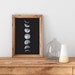 DIGITAL, Moon Print, Phases of the Moon, Moon Wall Art, Celestial Decor ...