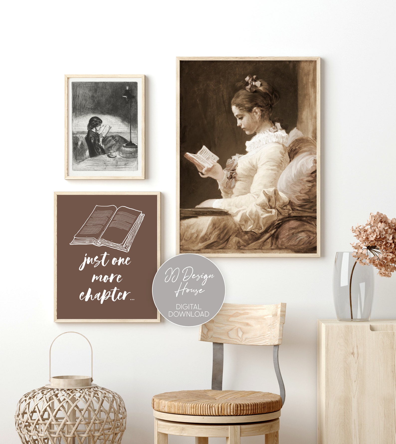 Bookish Gallery Wall Set of 10 Prints Book Prints Book Art - Etsy