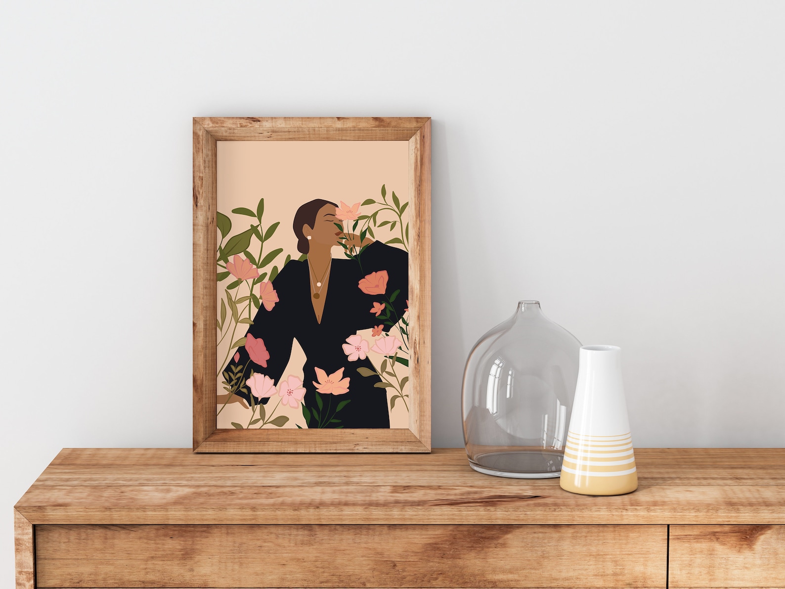 PRINTABLE Wall Art Woman Illustration Print Fashion - Etsy