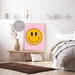 Smiley Print Printable Wall Art Smiley Face Art Teen Girls - Etsy
