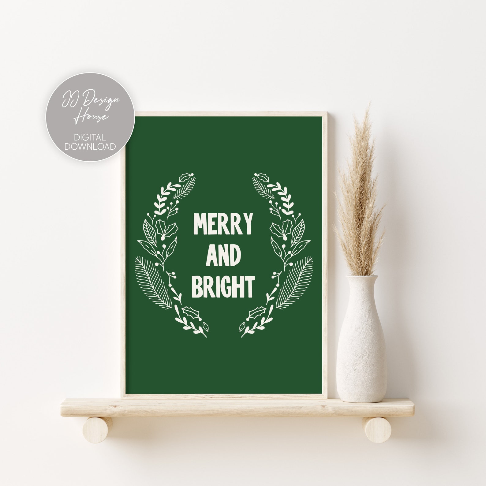 Boho Christmas Prints Set of 8 Christmas Printables - Etsy