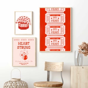 Valentines Day Decor Printables, Valentine Decor Prints Set of 10 ...