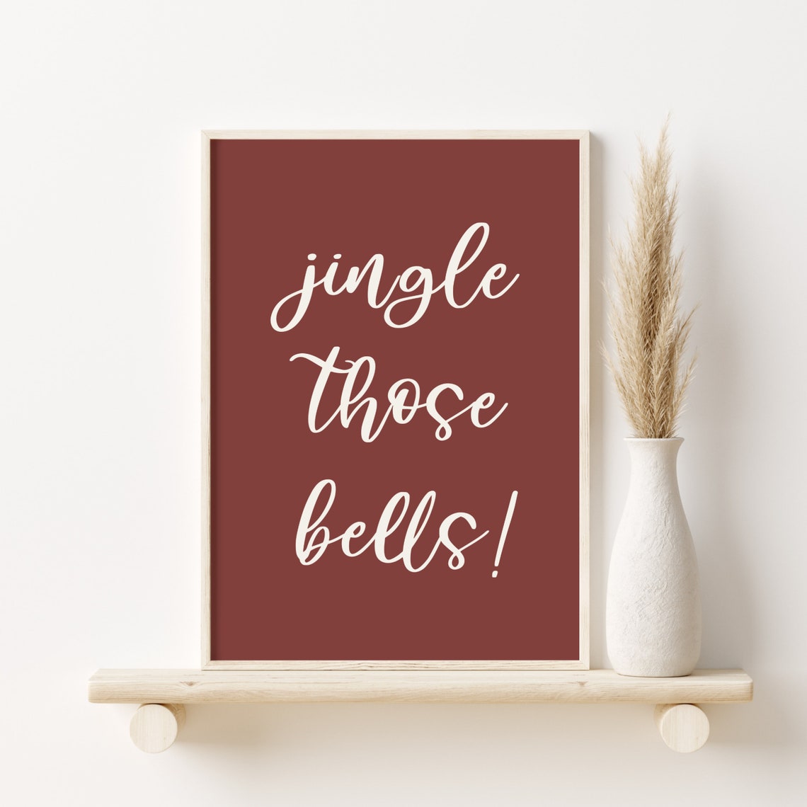 Boho Christmas Prints Set of 8 Christmas Wall Art Christmas - Etsy