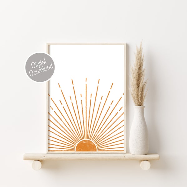 Sun Poster - Etsy