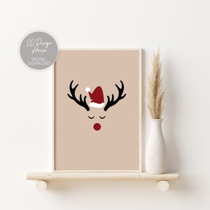 Christmas Printable Wall Art, Christmas Print Set of 8 Prints ...