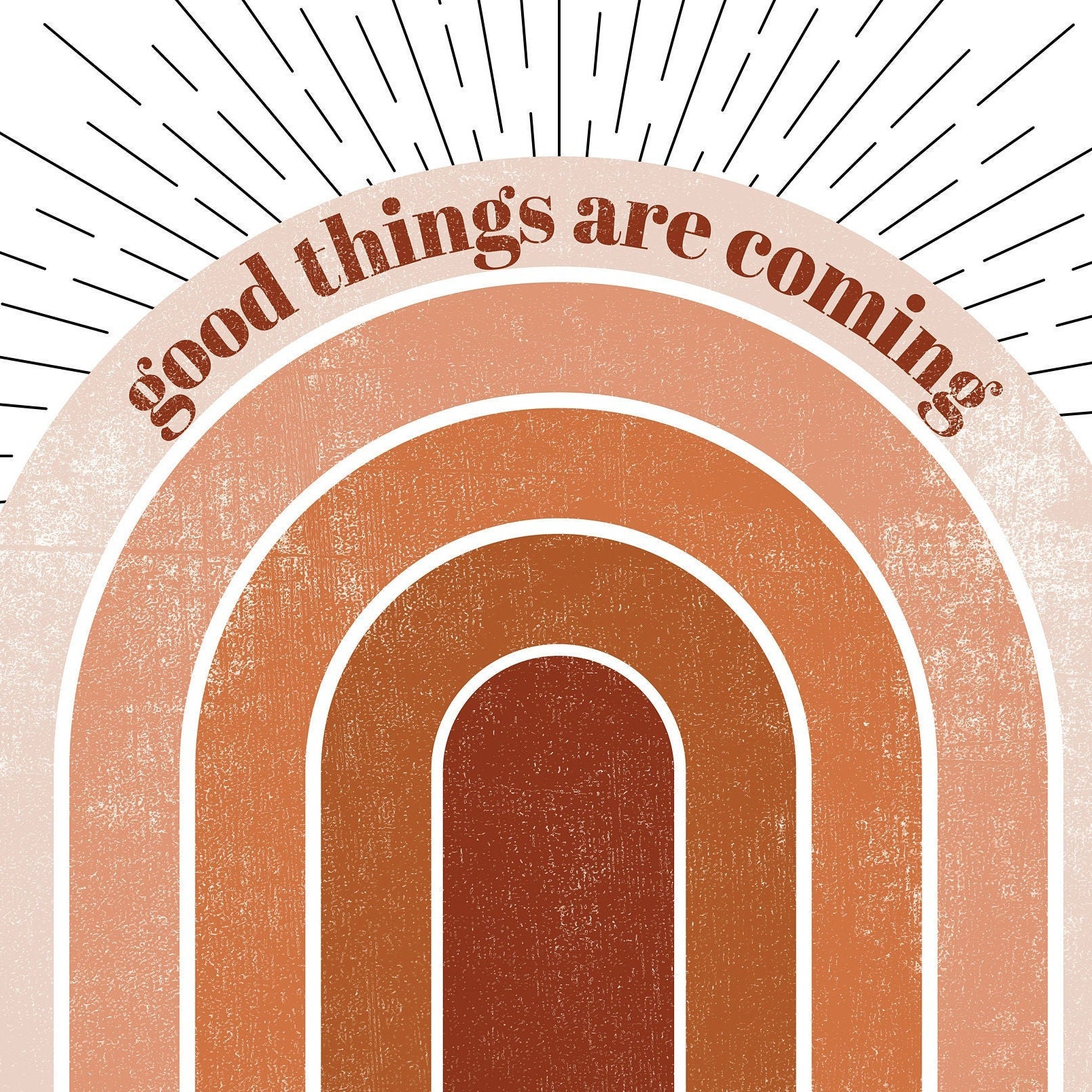 Good Things Are Coming Print Boho Motivational Quote Art | Etsy