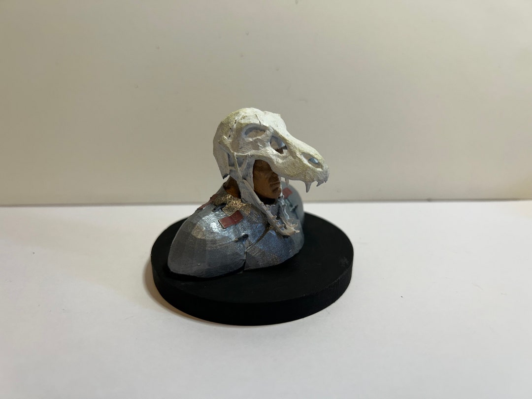 ARK Survival Ascended Custom Name Bust - REX Helmet - Custom - Bust ...