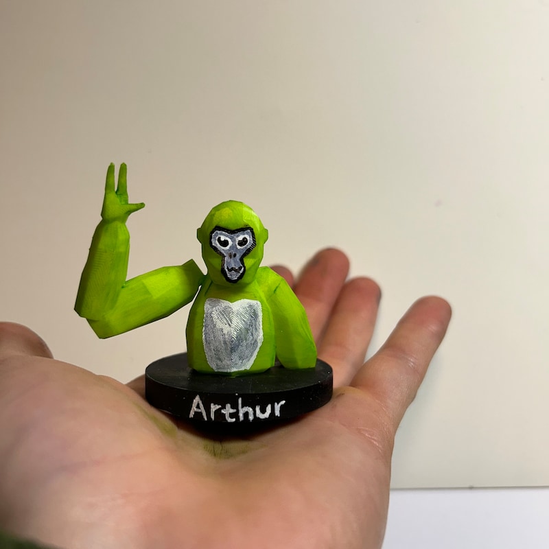 Gorilla Keychain - Etsy