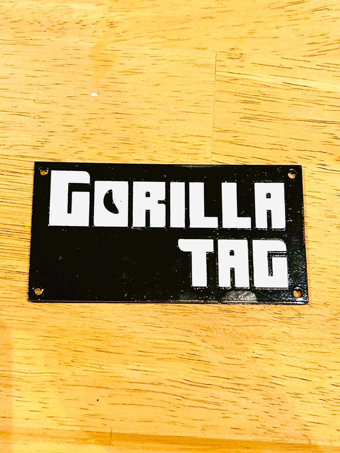 Gorilla Tag Plaque - VR - Gorilla Tag VR - VR Game - Gorilla Waving ...