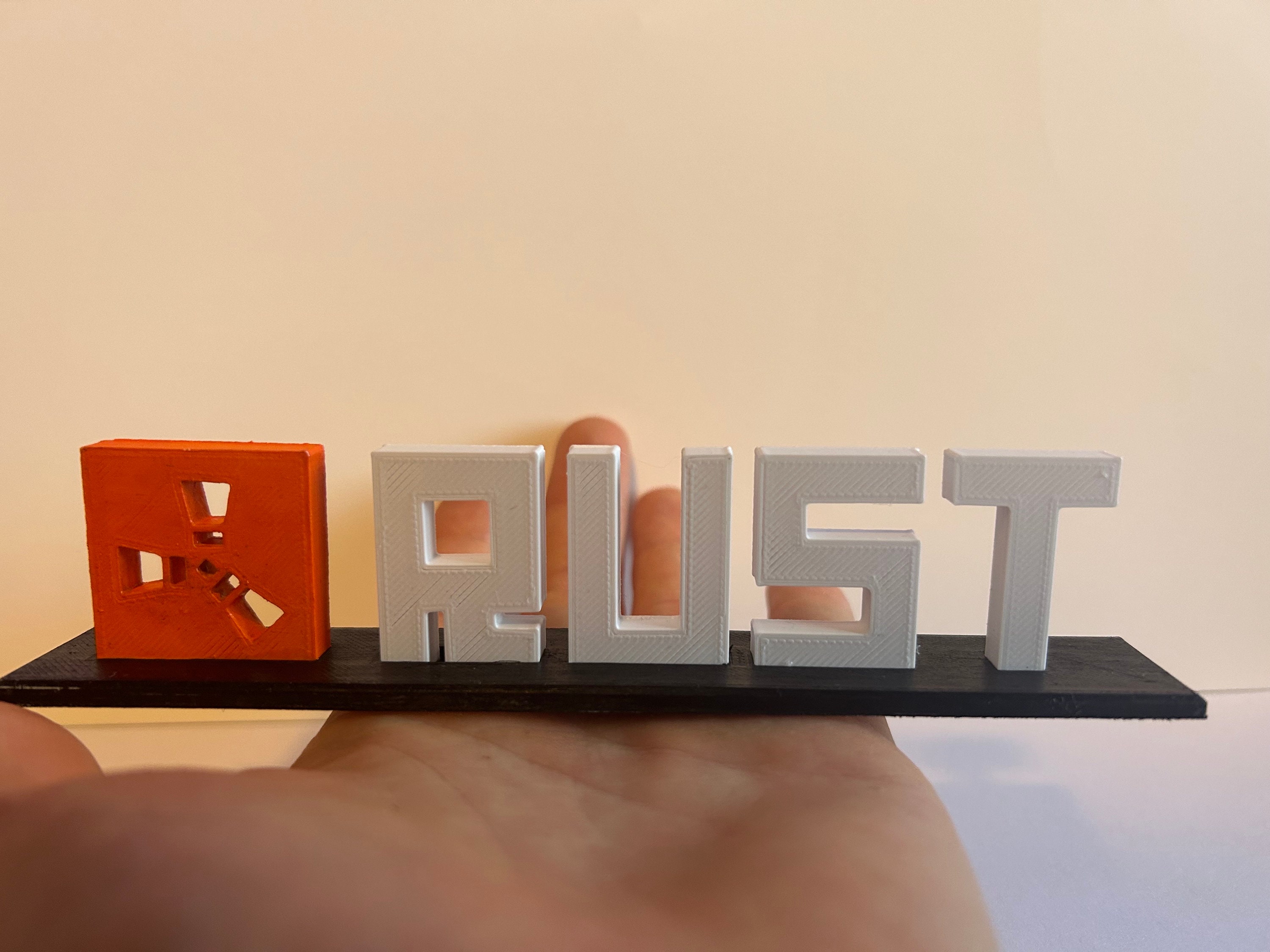 Rust Game Logo Gamer Room Desk Decor - Etsy Australia