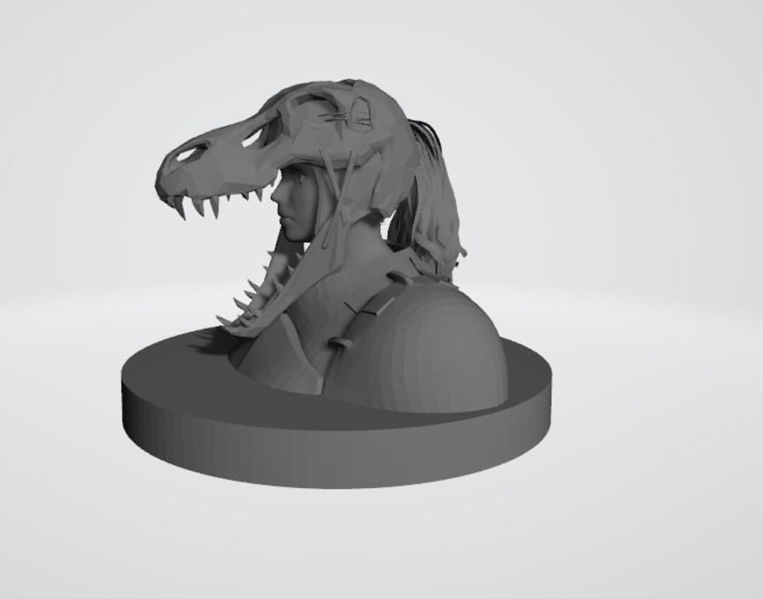 ARK Survival Ascended Female REX Custom Name Bust Custom Bust ARK ...