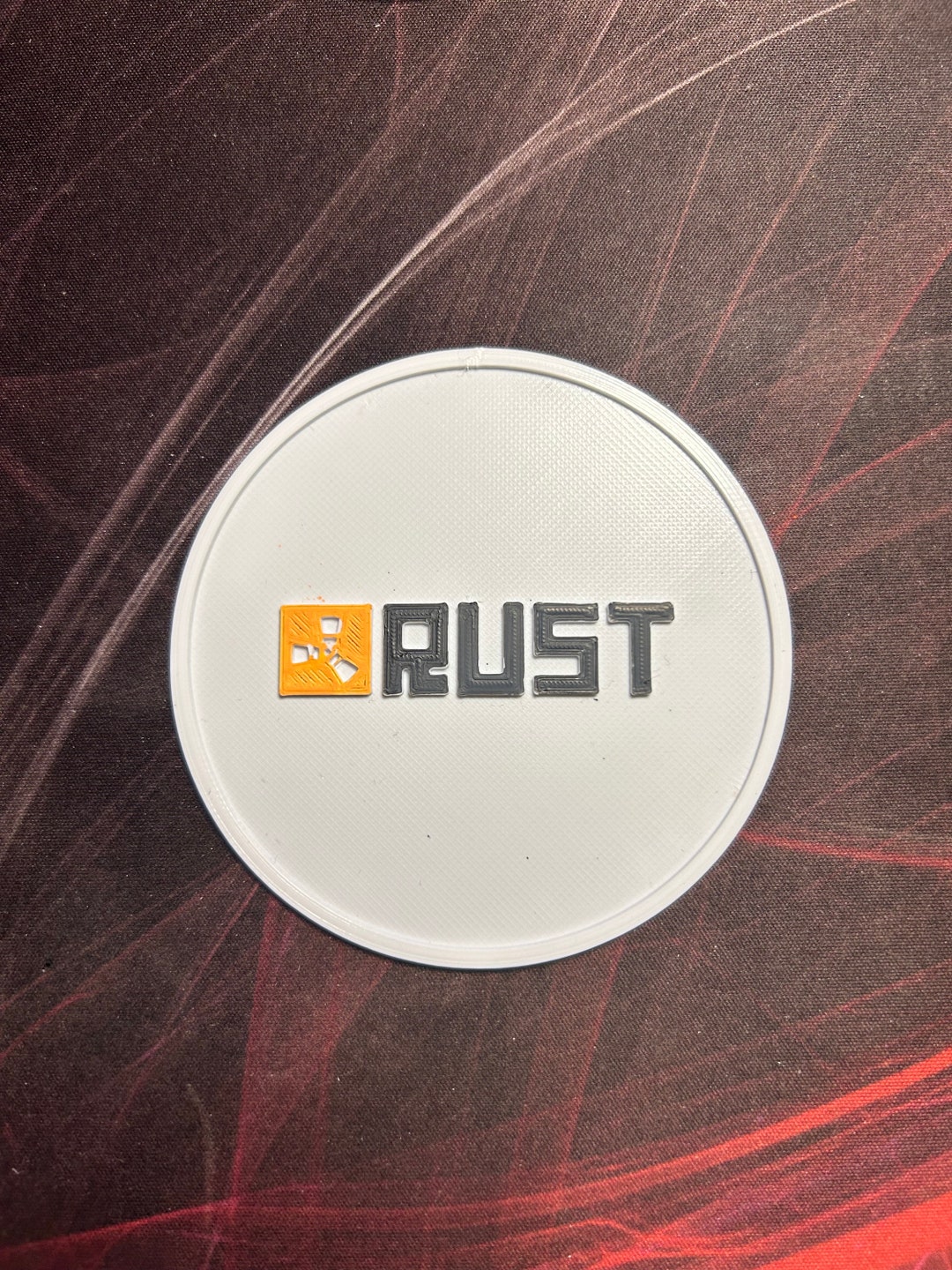 Rust Game Coaster - RUST - 3d Print - Pack of 2 - Etsy