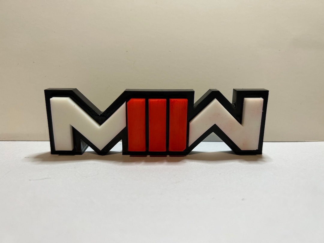 MW3 Modern Warfare 3 Logo Gamer Room Desk Decor - Etsy