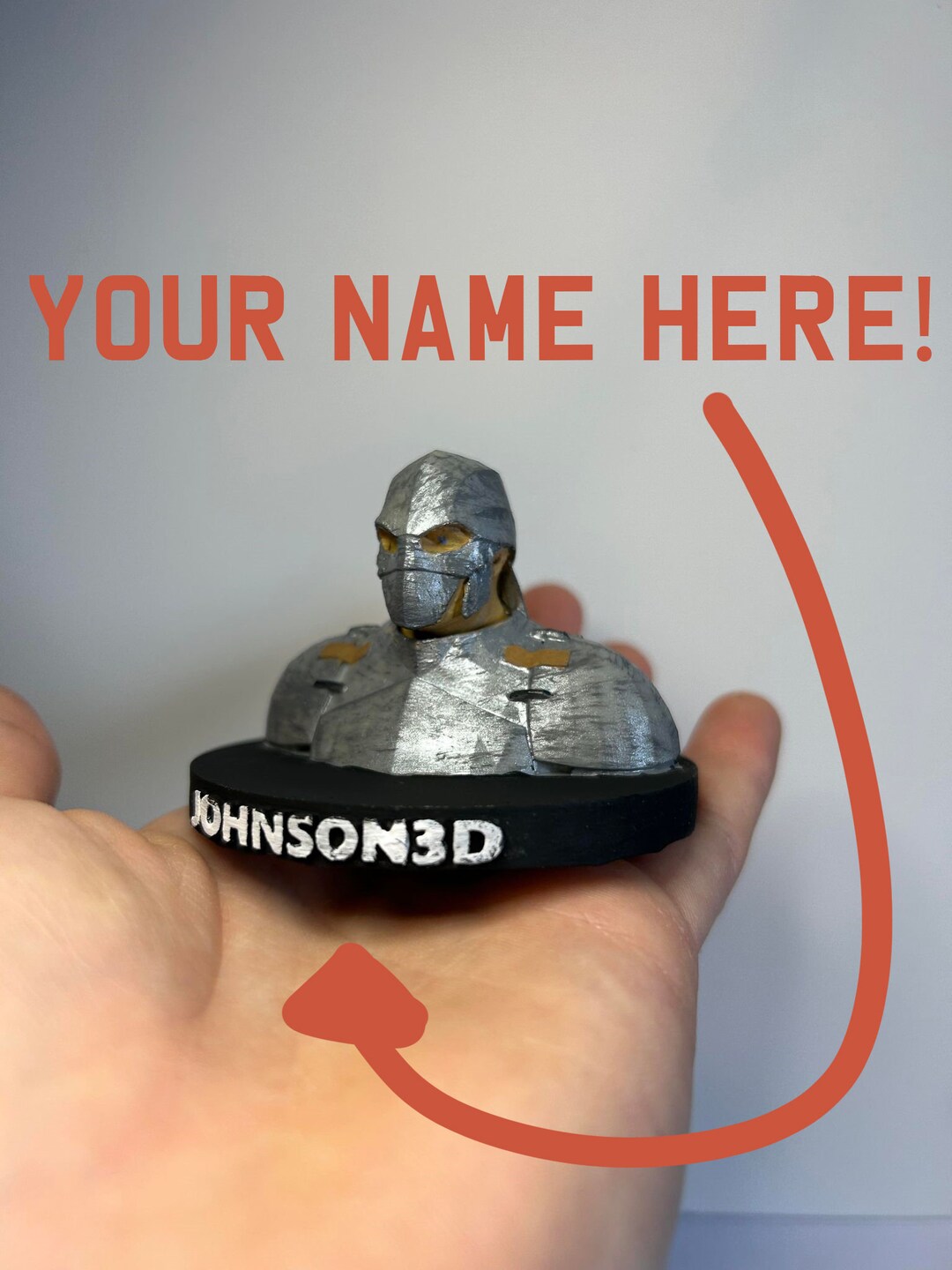 ARK Survival Evolved Custom Name Bust - Custom - Bust - ARK - Dinosaurs ...