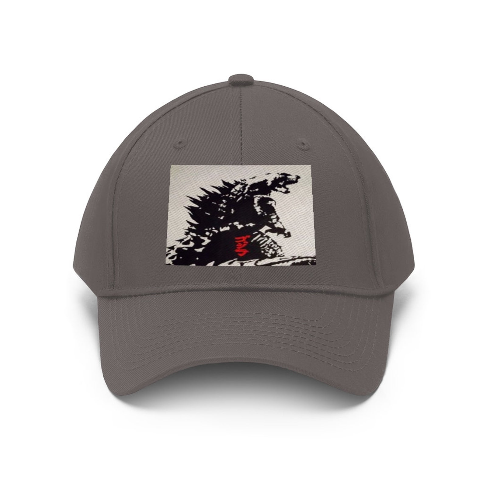 Godzilla Japanese Hat Godzilla Hat Godzilla On Rock Baseball | Etsy