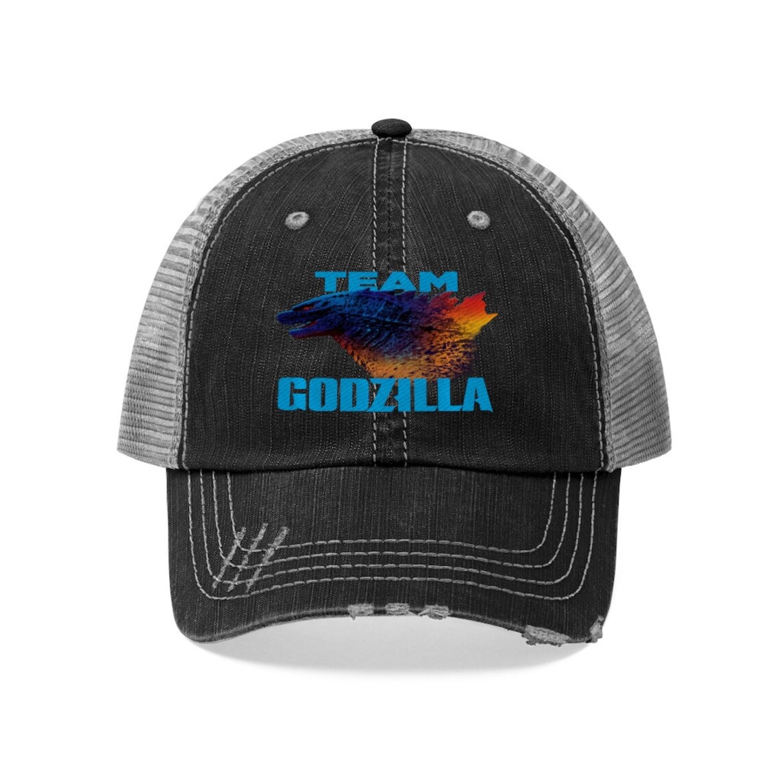 Team Godzilla Hat Godzilla Baseball Cap Funny Cap Godzilla | Etsy