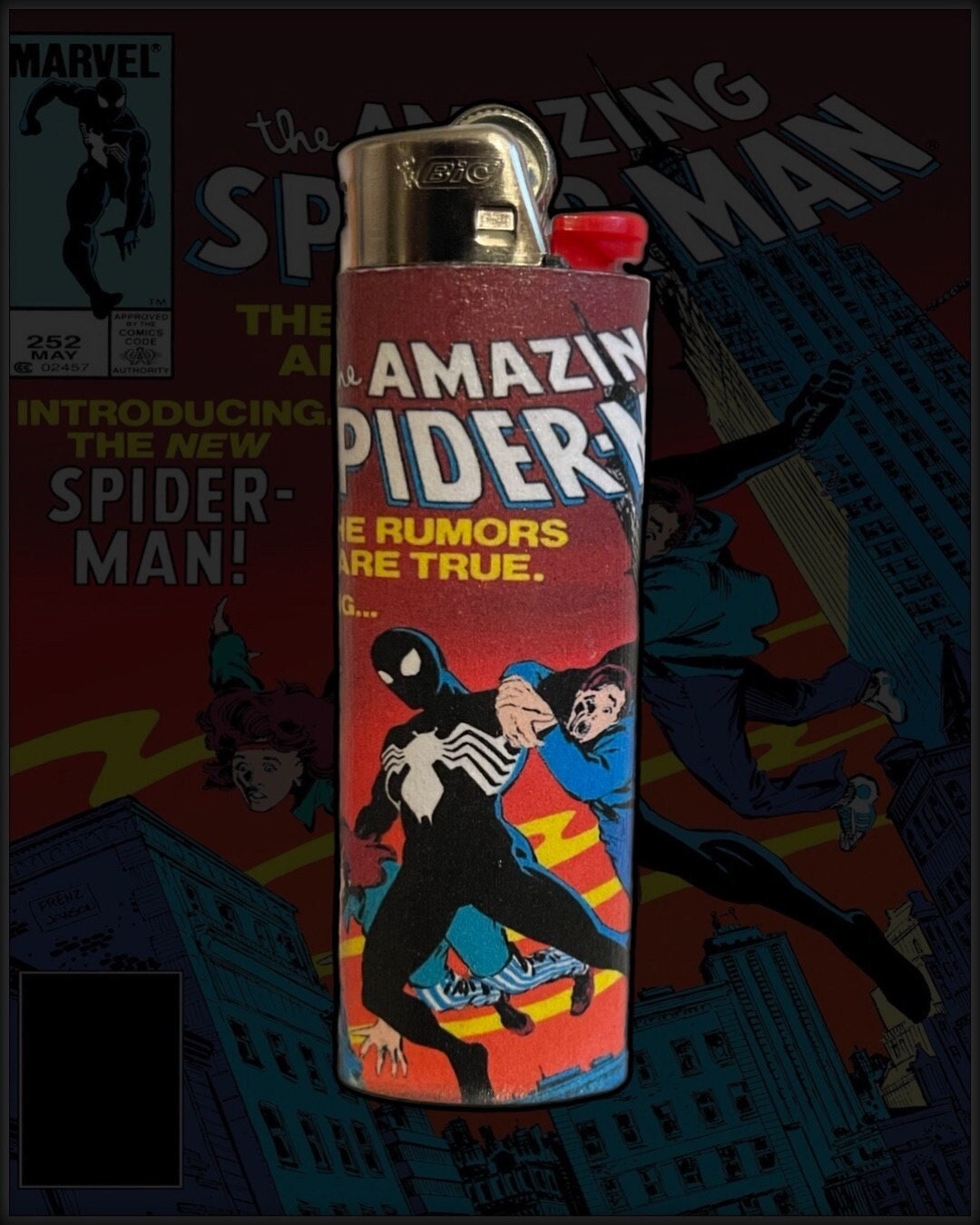 Amazing Spider-man #252 - BIC Lighter - Fantastic Four - Super Hero ...