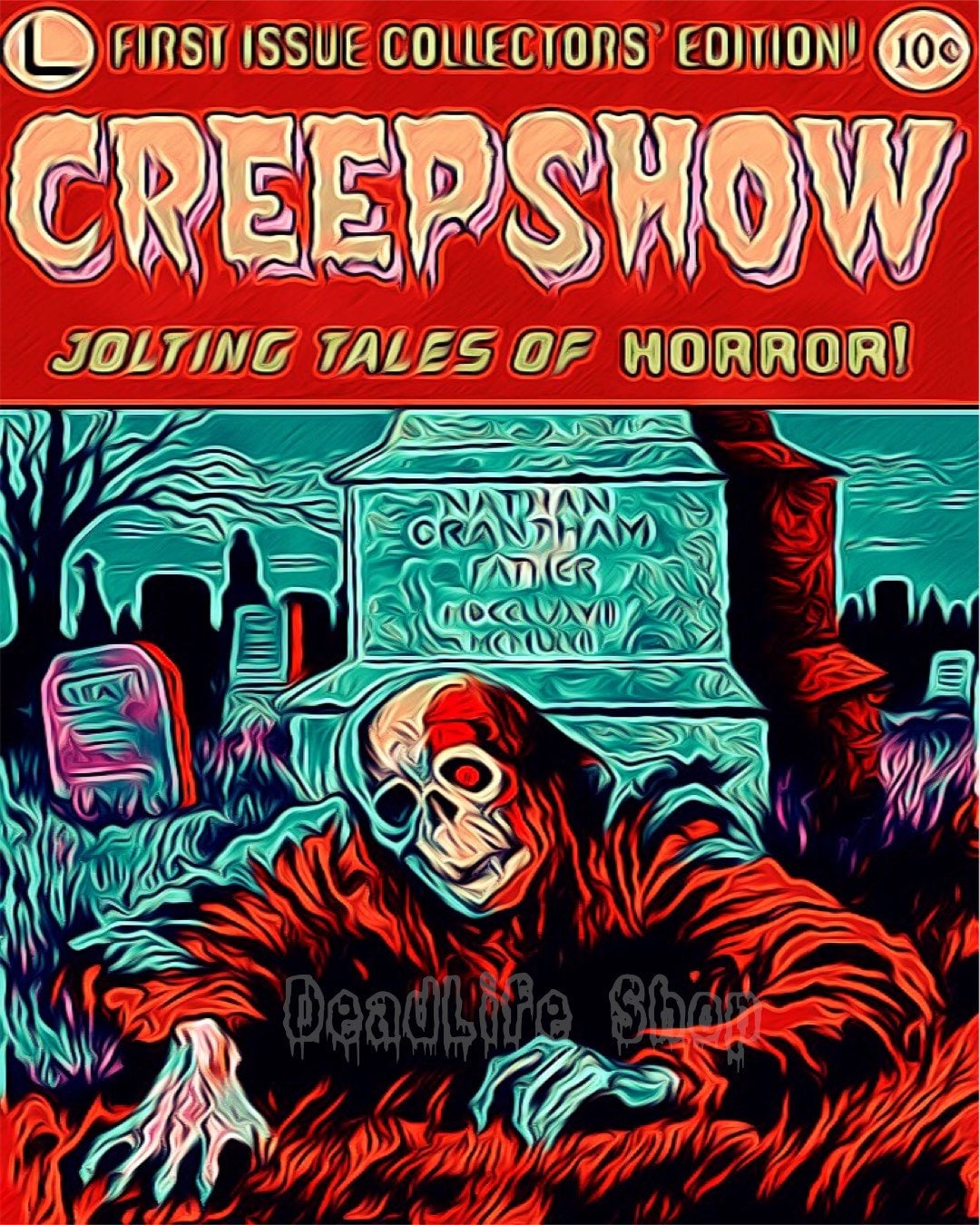 Creepshow Comic cover Artwork Camiseta Happy Father's | Etsy