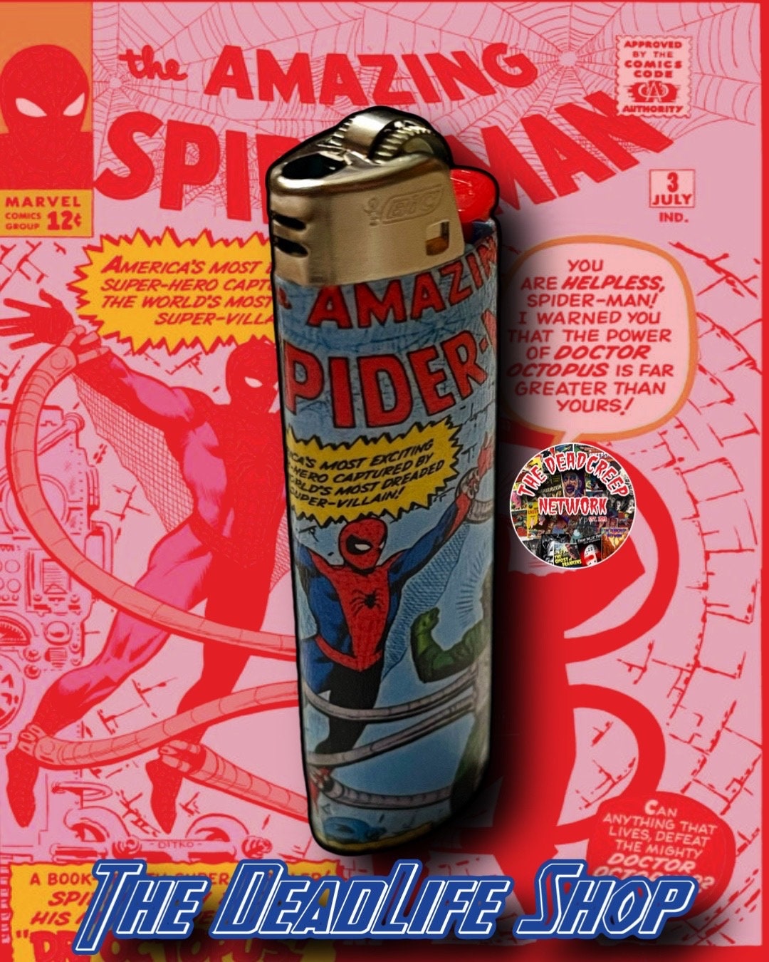 Amazing Spider-man 3 BIC Lighter Doctor Octopus Super Hero Marvel ...