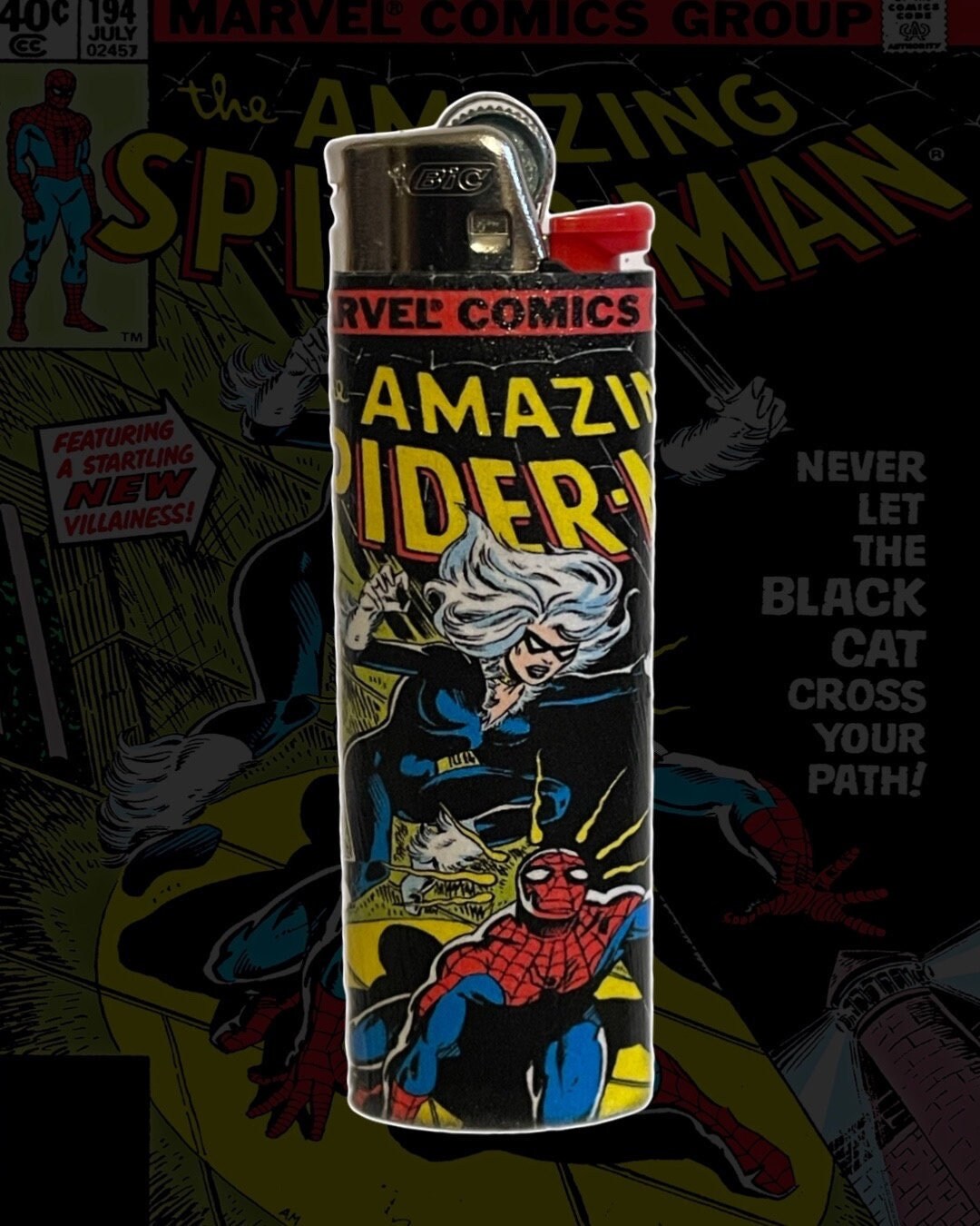 Amazing Spider-man #194 - BIC Lighter - Fantastic Four - Super Hero ...