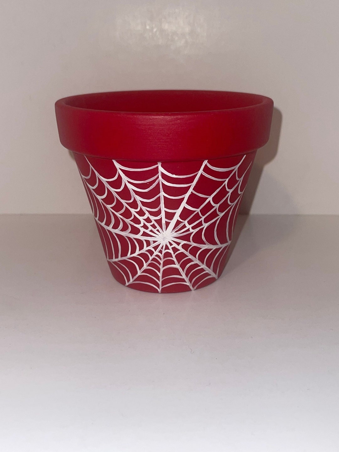 Handmade - Spider Web - Clay Garden Pots - Spider-man - Customized - Etsy