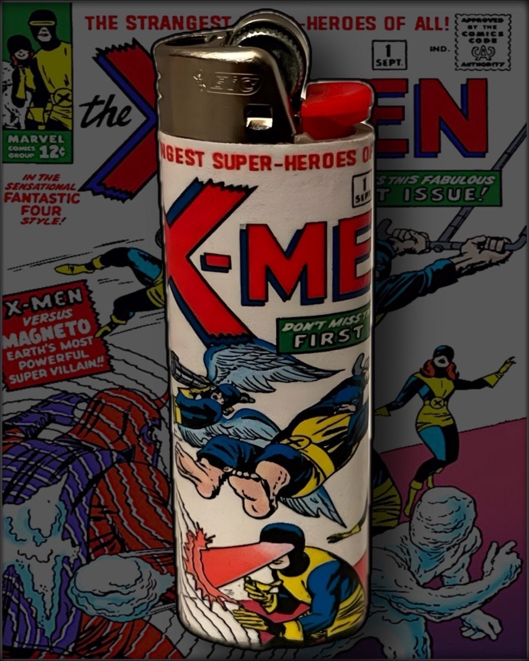 X-men #1 - BIC Lighter - Magneto - Mutants - Super Hero - Marvel ...