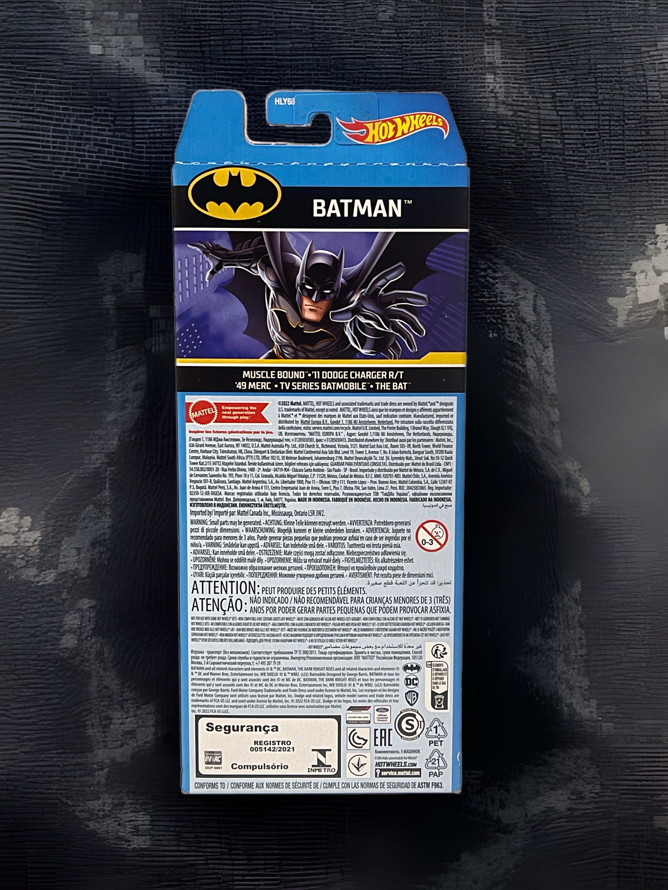 Batman Hot Wheels 5pk Muscle Bound '11 Dodge Charger R/T '49 Merc TV ...