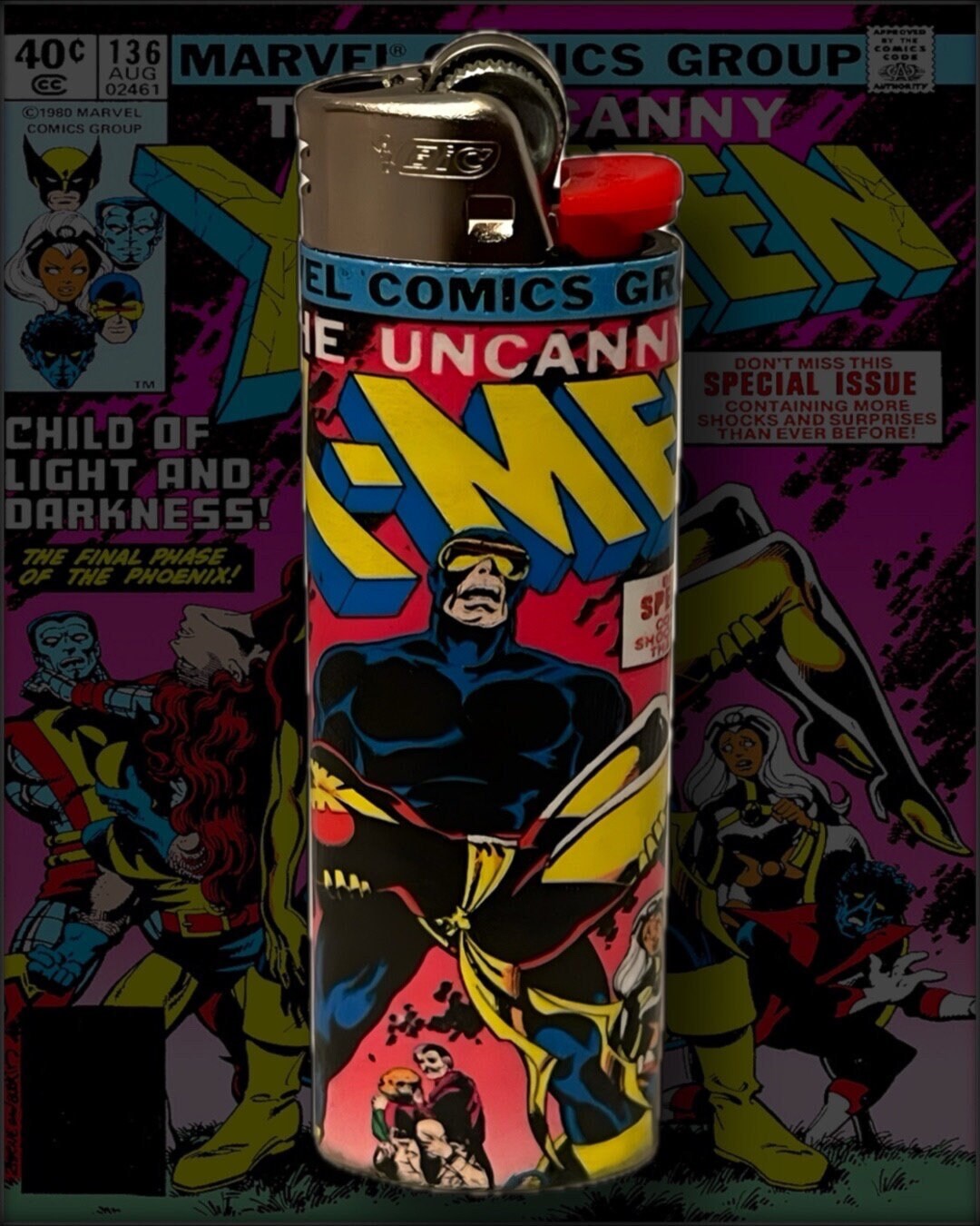 Uncanny X-men #136 - BIC Lighter - Wolverine - Storm - Mutants - Super ...