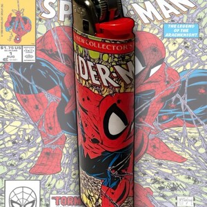 Spider-man 1 BIC Lighter Super Hero Marvel Customized Collectable - Etsy