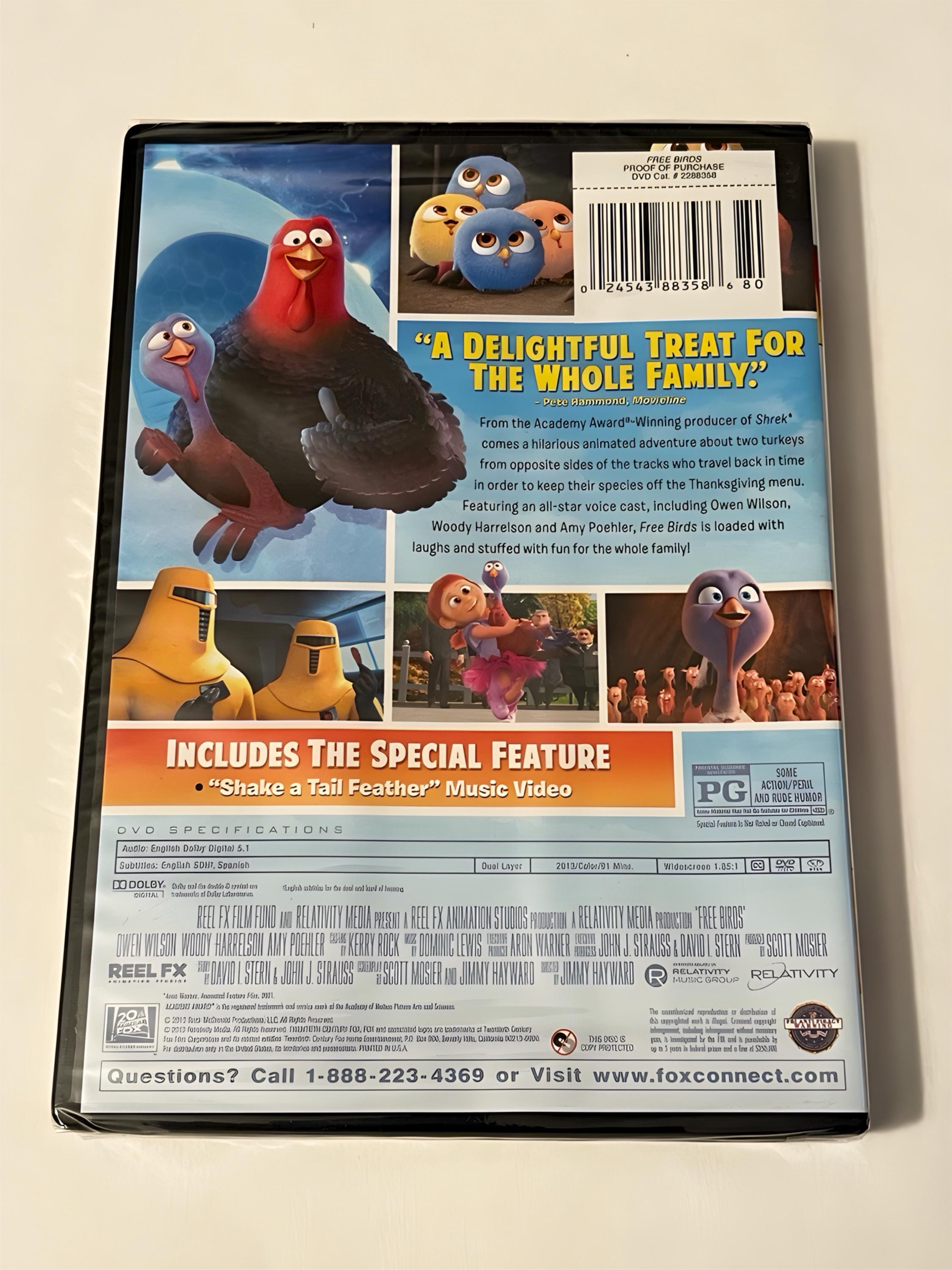 Free Birds Dvd Movie Cover
