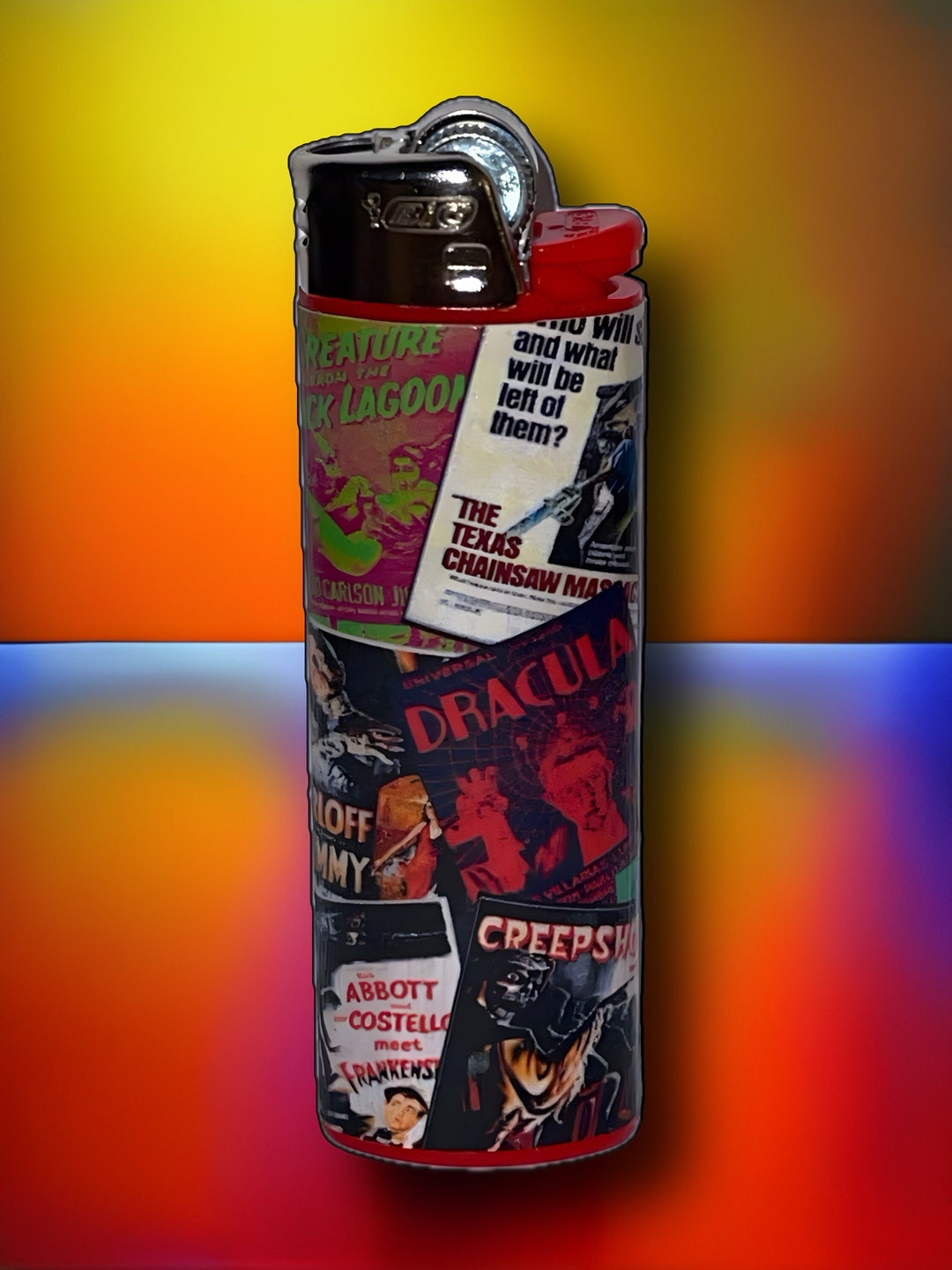 Horror Movie Posters BIC Lighter Freddy Jason Voorhees Michael Myers ...