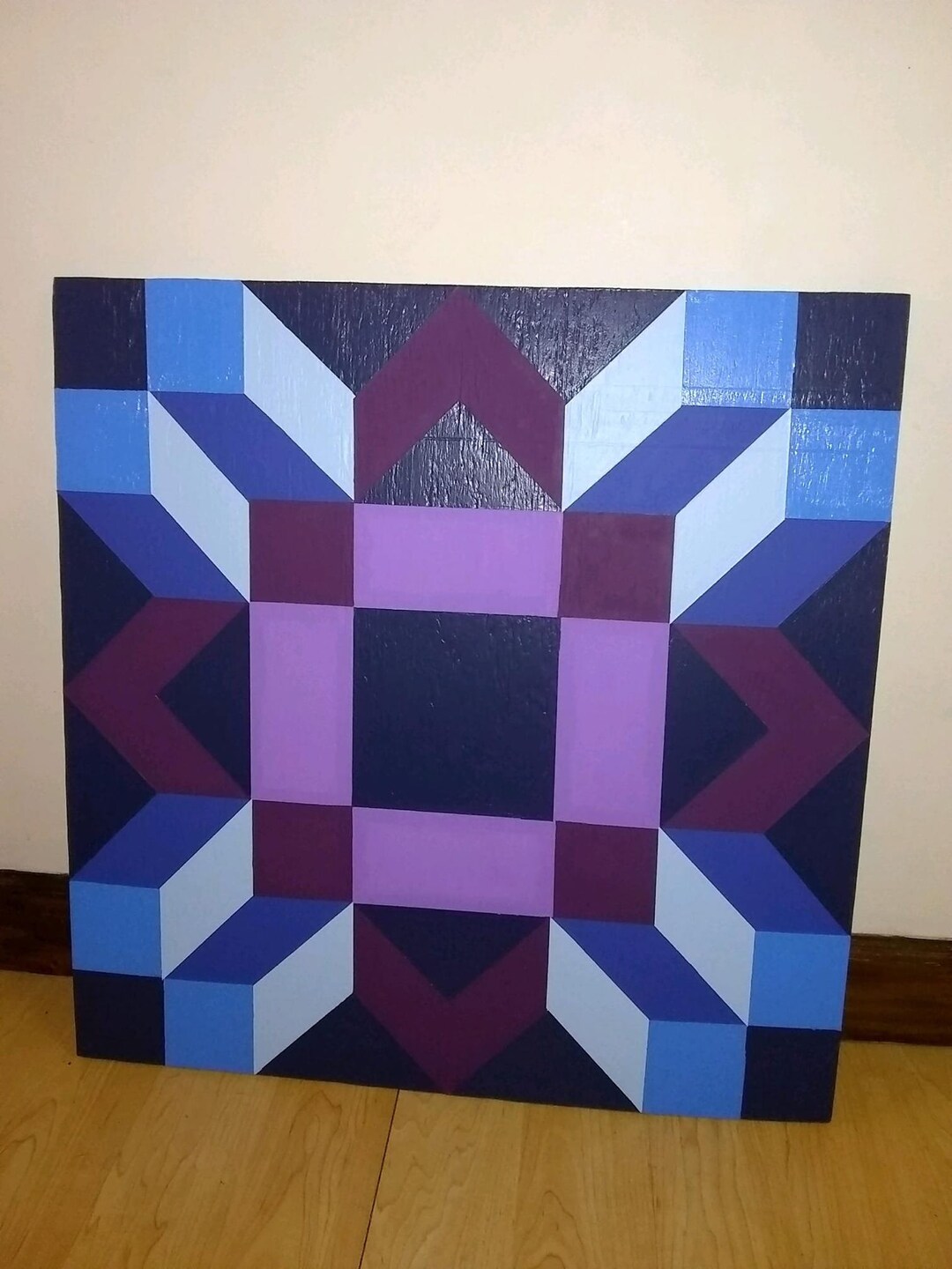 2x2' by the Light of the Moon Barn Quilt - Etsy