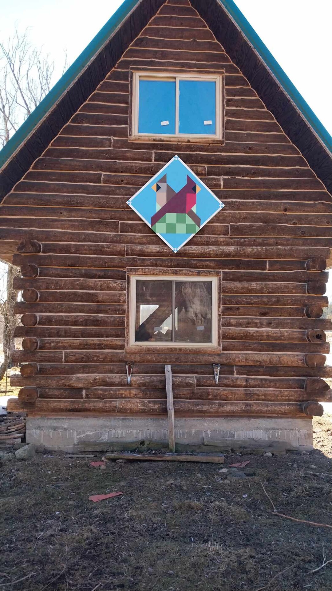 3x3 Cardinal Barn Quilt Outdoor Decor Barn Art Barn Decor - Etsy