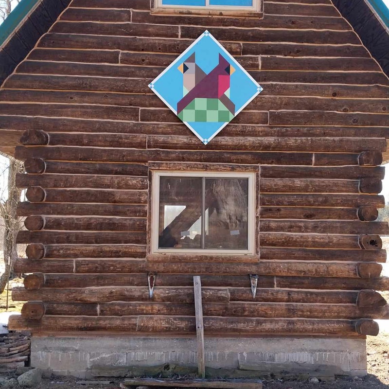 Cardinal Barn Quilts - Etsy