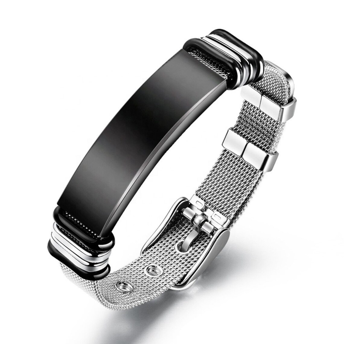 Pulsera de acero inoxidable 316 L Unisex hombre o mujer - Etsy España